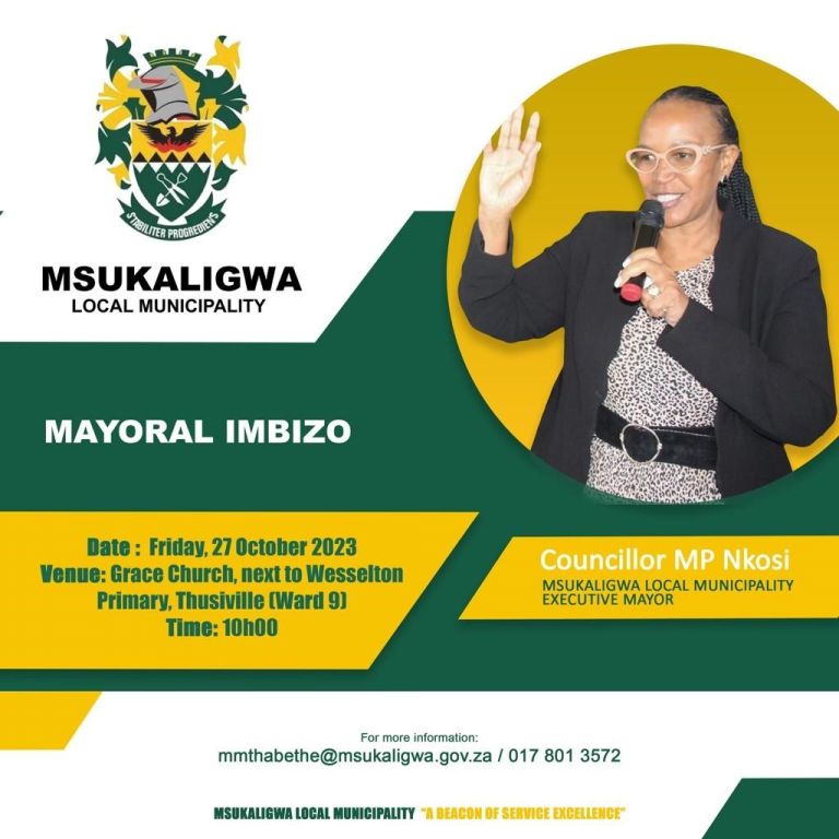 Msukaligwa Municipality - News